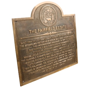 Bronze sign Personalized signage Commemorative plaques Customized logo ...