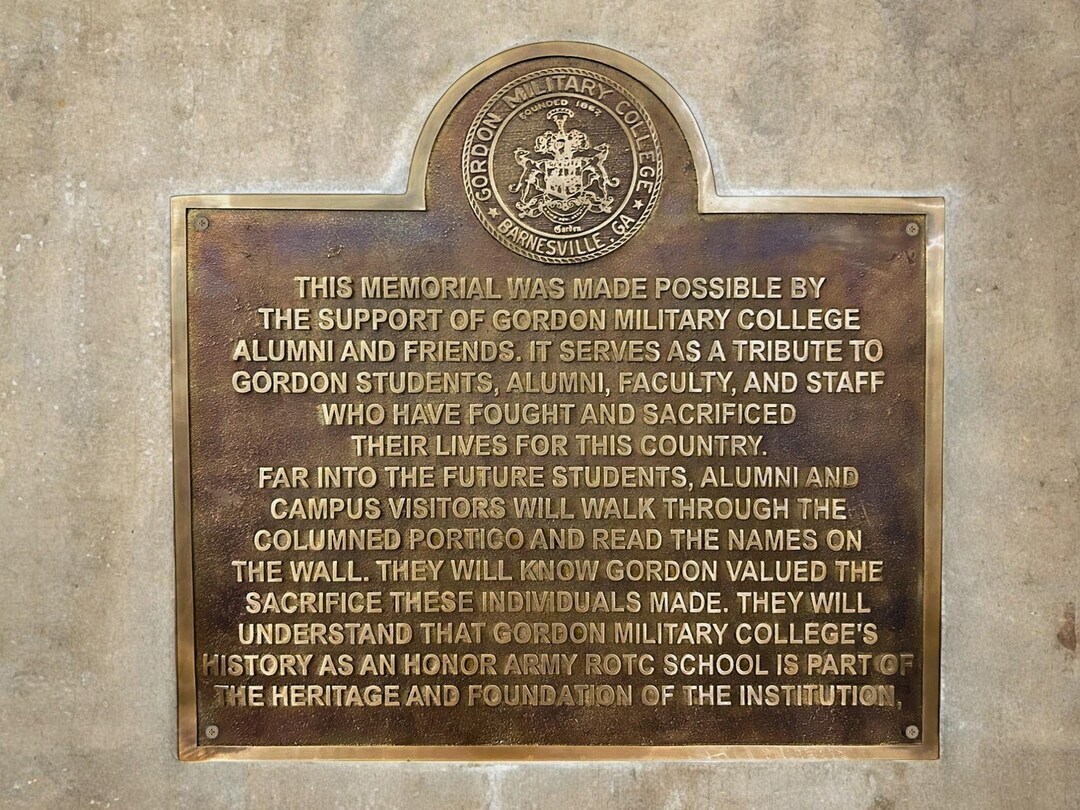 Customized Commemorative Bronze Plaque - Memorial Plaques ...