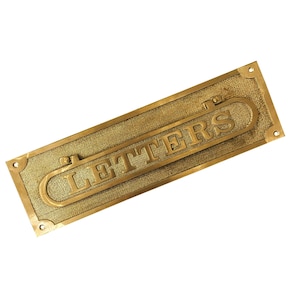 Customized Letters Mail Slot - Mail Slot Outer Flap Opening Slot ...