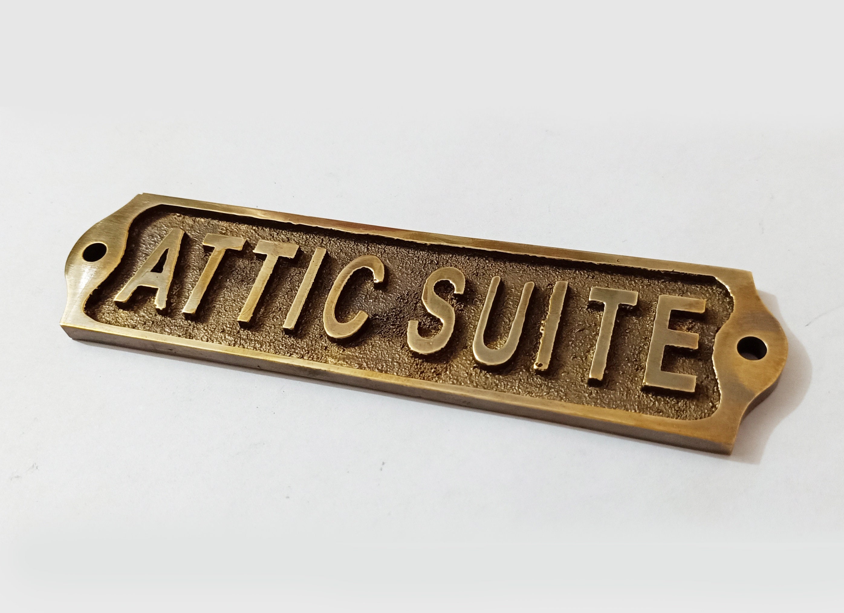 Vintage Style Custom Door Signs & Plaques - Custom Size Plaque - Name ...