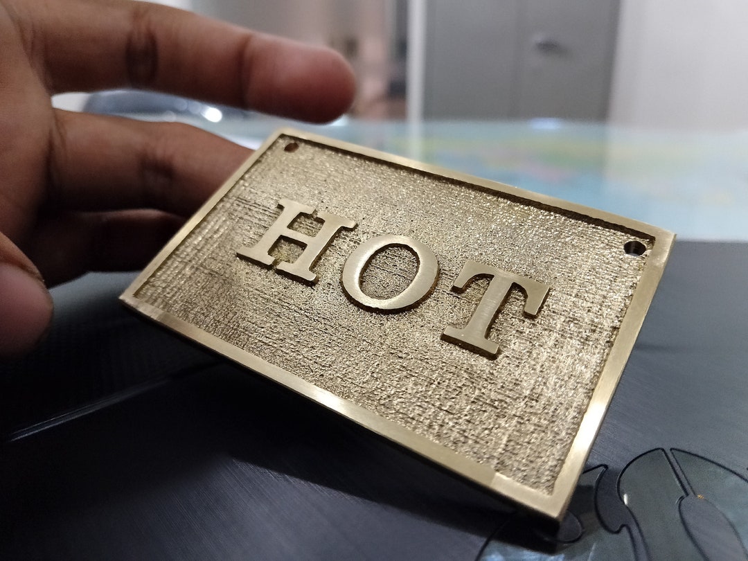 Customized Signs Modern Door Sign Informational Plaques Metal Signage ...