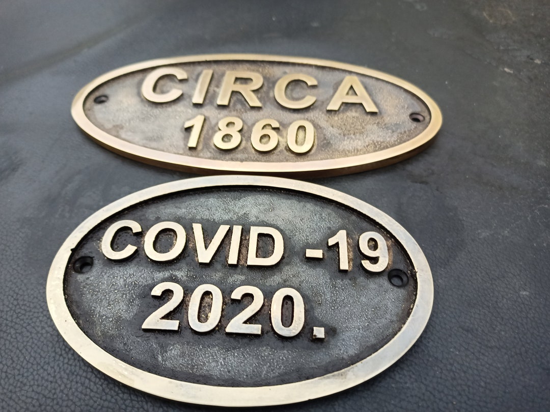 Personalized Bronze Plaques Est Plaques Customized Signs Outdoor Sign ...