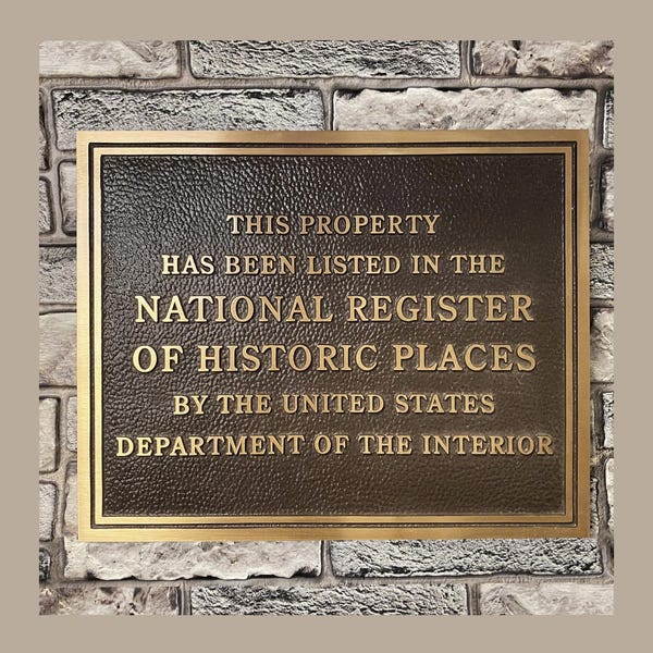 Historic Home Plaque - Etsy