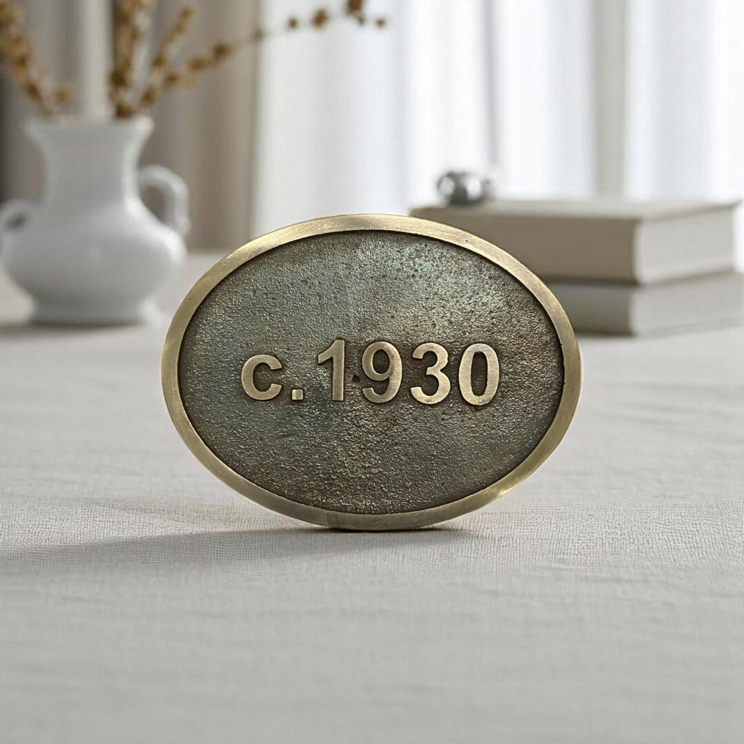 Personalized Bronze Circa Plaques - Est Plaques - Customized Signs ...