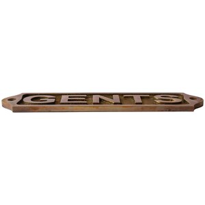 Gents Door Signs Brass Toilet Plaques Gender Plaques Brass Door Signs ...