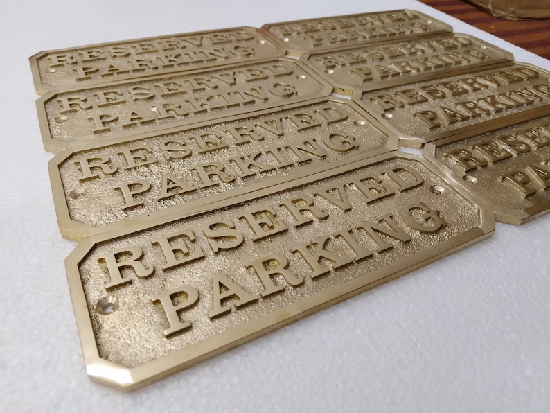 Custom Brass Family Name Plaque: Personalized Vintage Metal Brass Sign ...
