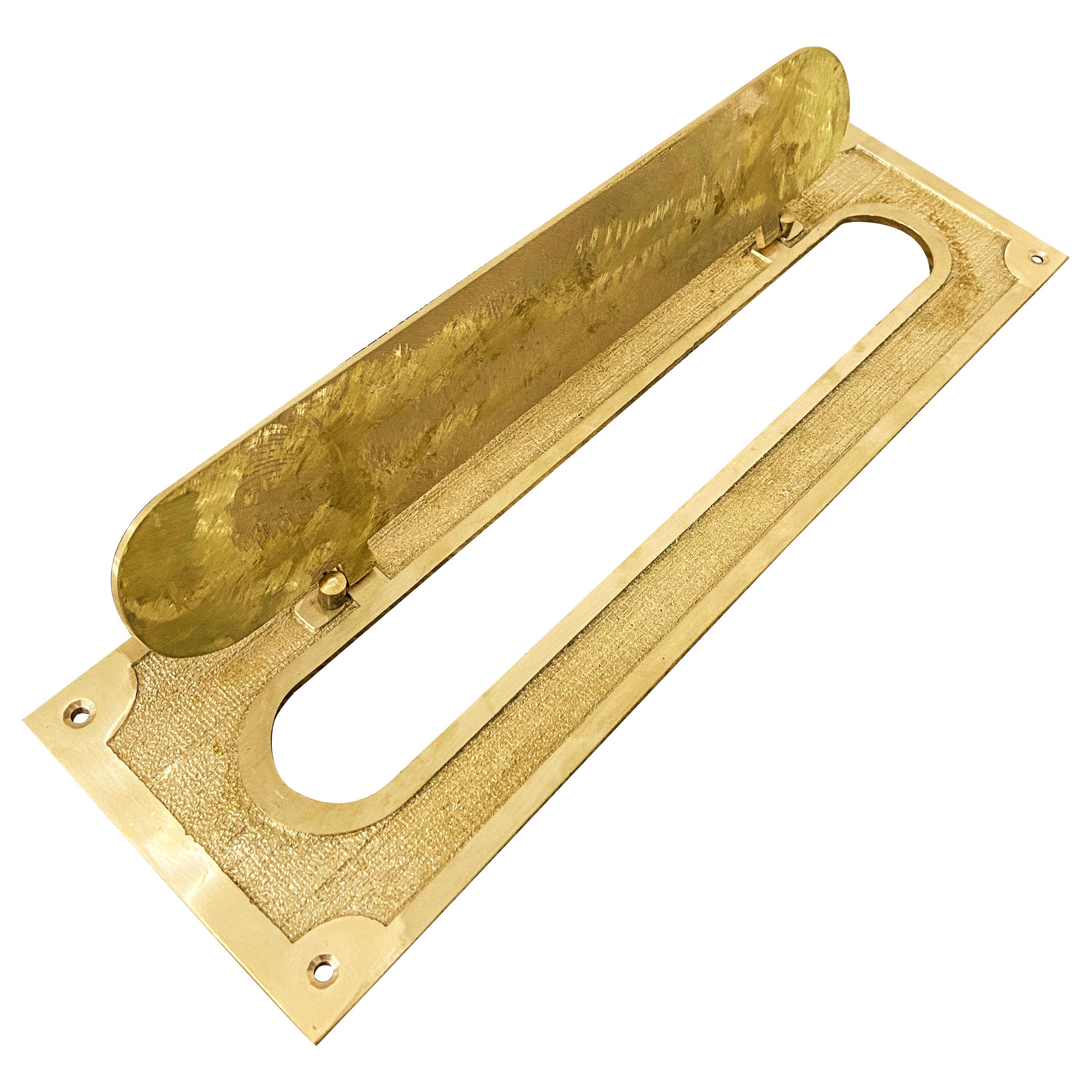 Cast Brass Customized Letter Mail Slot - Letter Box - Customized Sign ...