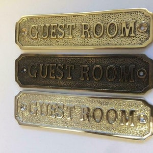 Personalized 3D Door Signs - Custom Brass Sign Plaques - Modern Signs ...