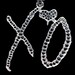 The Weeknd XO Necklace Iced Out XO Pendant Stainless Steel Chain abel ...
