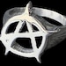 Anarchy Ring! Stainless Steel A Ring Available in US Sizes 11-12 - Etsy