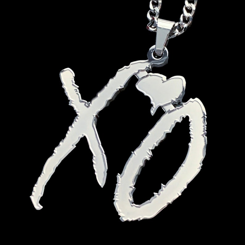 The Weeknd XO Necklace Stainless Steel XO Pendant Stainless - Etsy