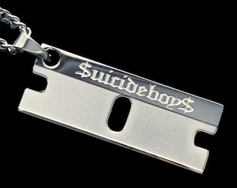 Suicideboys G59 Necklace Iced Out Cubic Zirconia Pendant Stainless ...