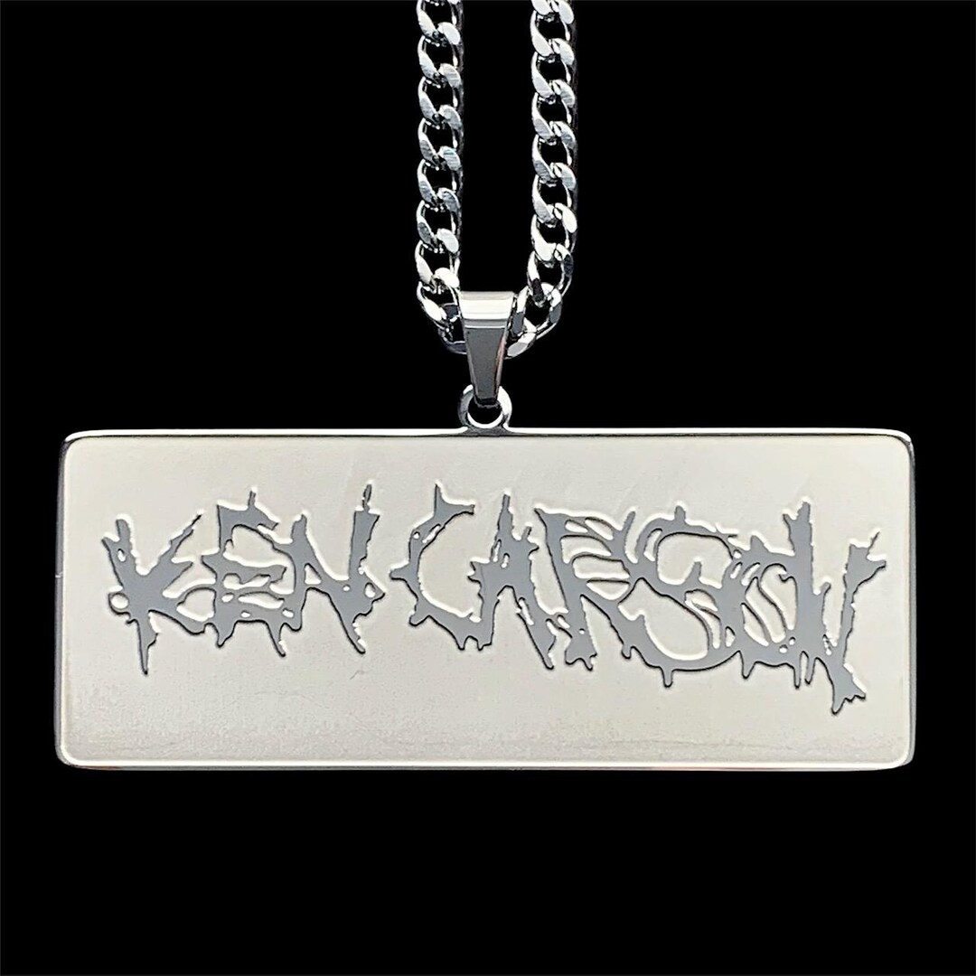 Ken Carson Necklace! Polished Stainless Steel Pendant + Choice of Chain ...