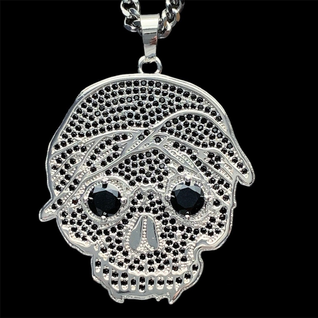 Suicideboys G59 Skull Necklace! Iced Out Cubic Zirconia Pendant ...