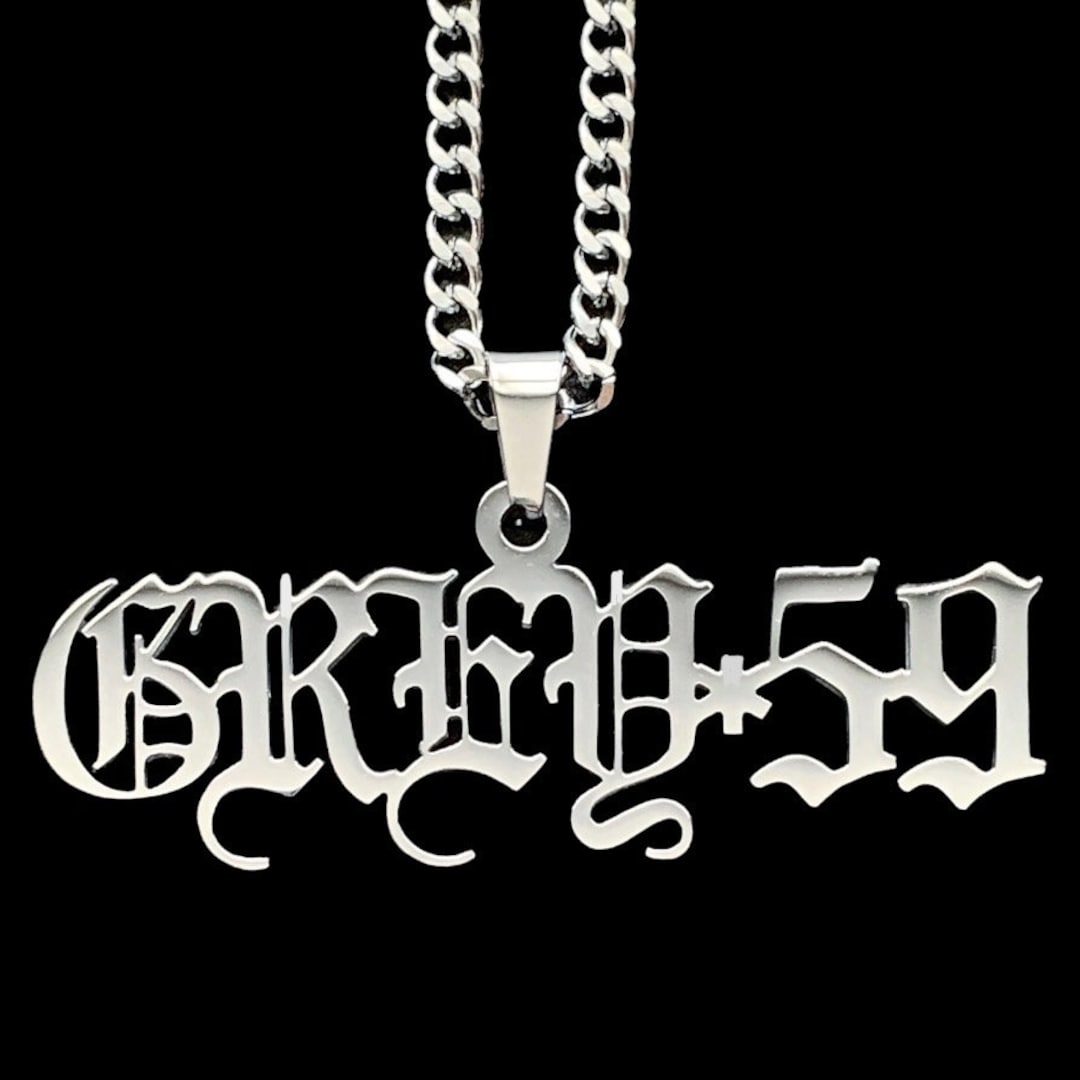 Suicideboys GREY59 Necklace! Polished Stainless Steel Pendant ...