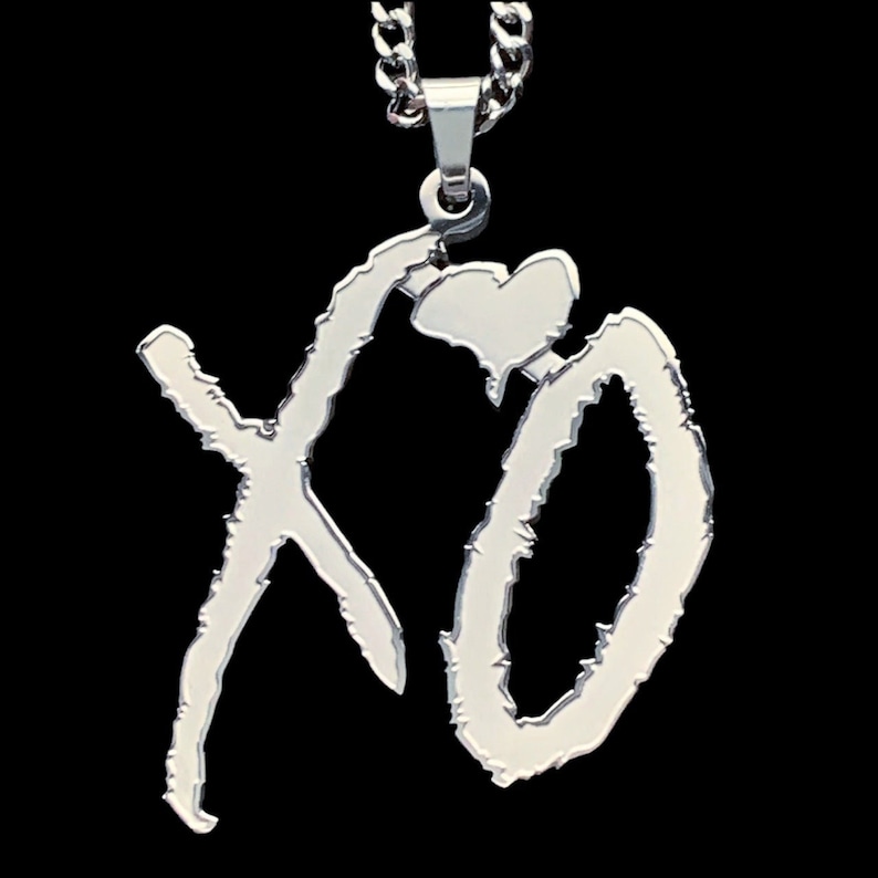 The Weeknd XO Necklace Stainless Steel XO Pendant Stainless - Etsy