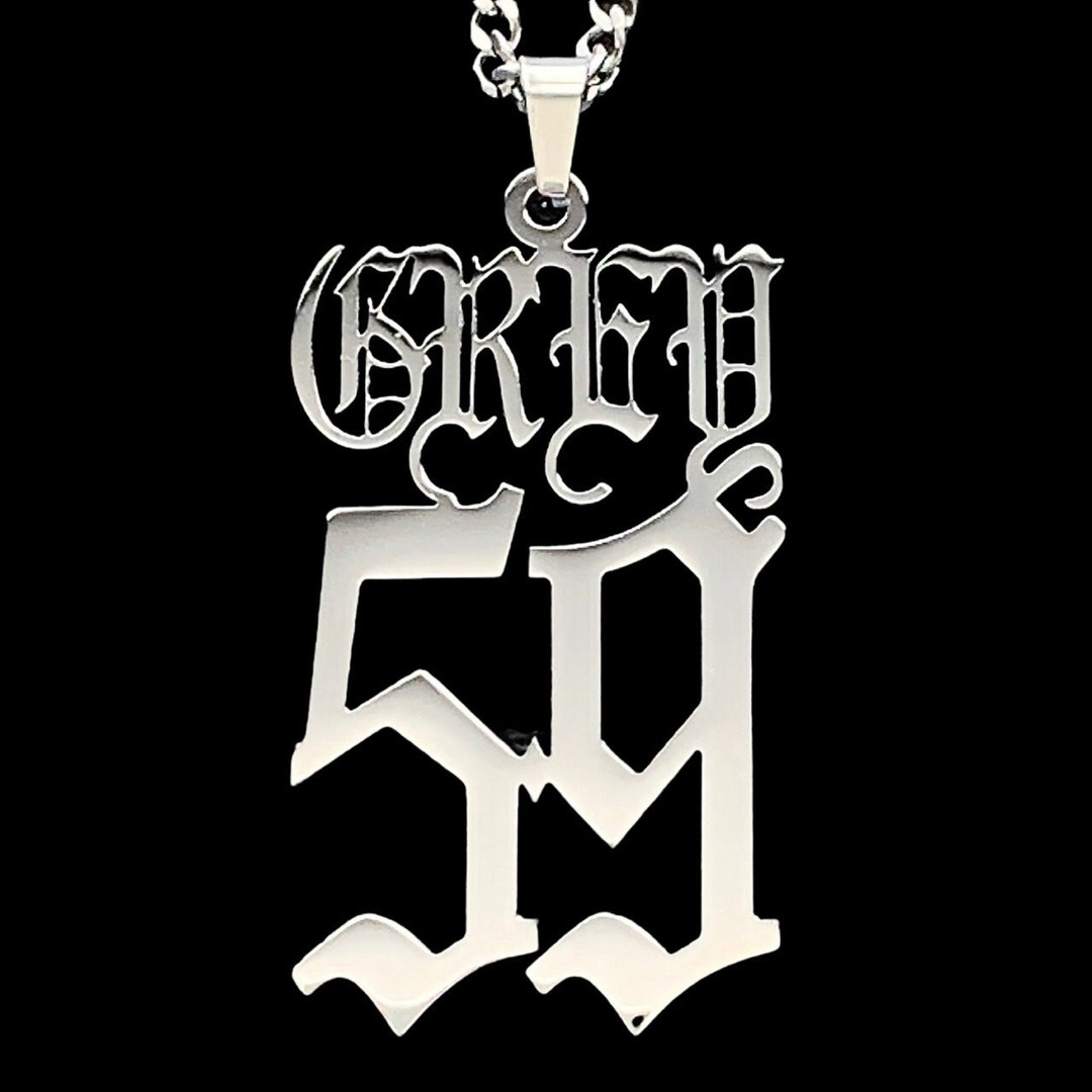 Suicideboys GREY59 Necklace! Polished Stainless Steel Pendant ...