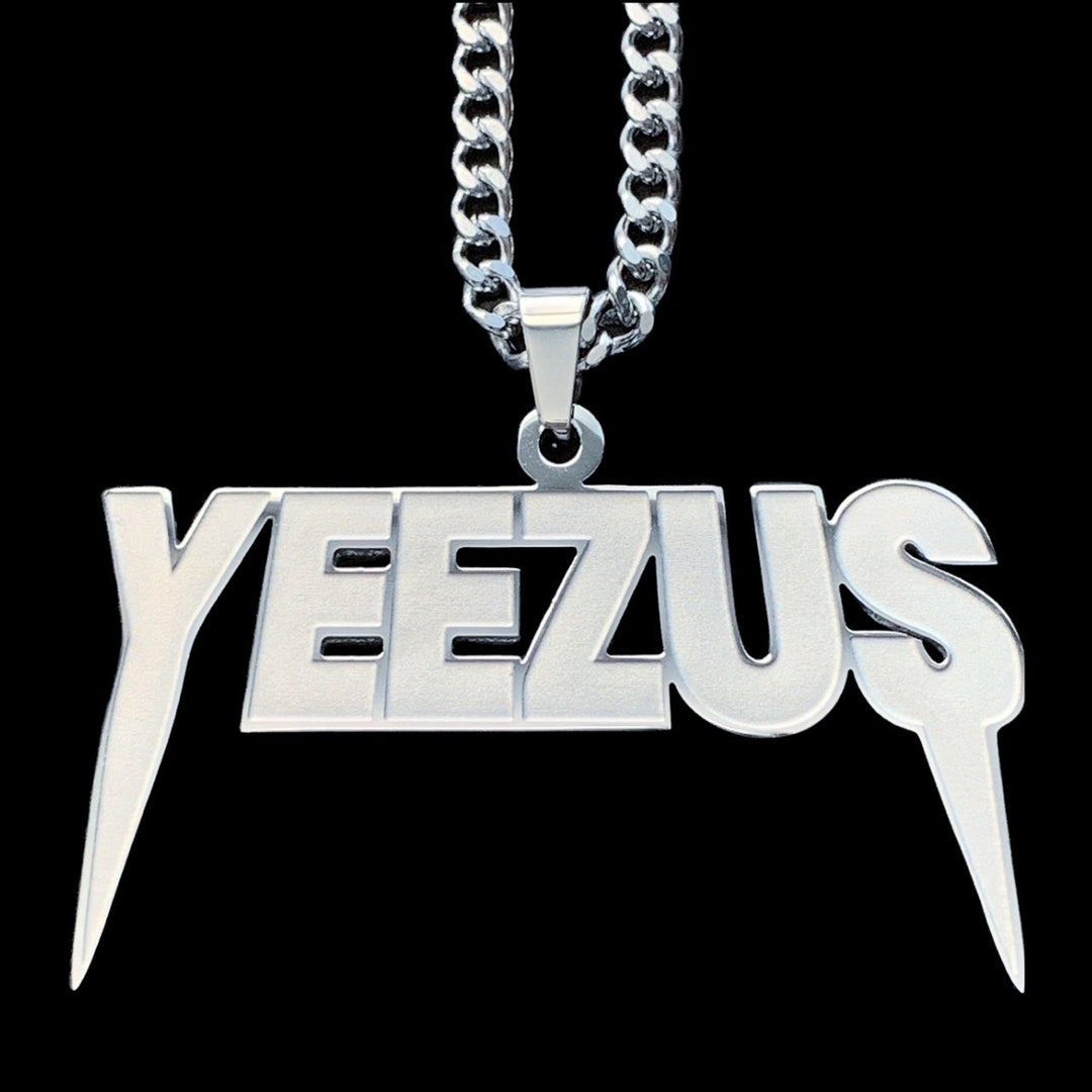Kanye West YEEZUS Necklace! Etched Stainless Steel + Choice of Chain ...