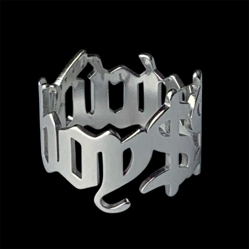 Suicideboys Ring! Stainless Steel Wraparound Ring Available in US Sizes ...