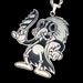 Ghostemane Dr. Nihil Necklace Stainless Steel & Black Enamel Pendant ...