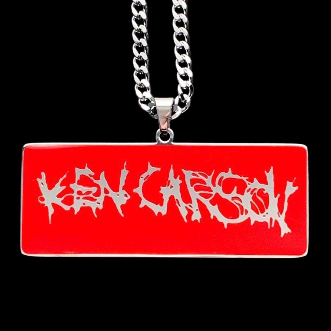 Ken Carson Necklace! Stainless Steel & Red Enamel Pendant + Choice of ...