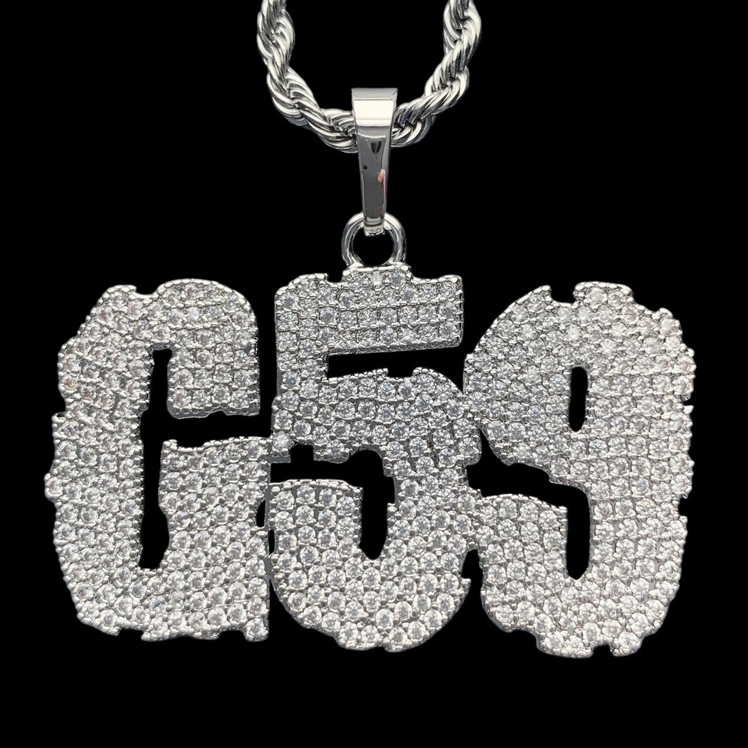 Suicideboys G59 Necklace Iced Out Cubic Zirconia Pendant Stainless ...