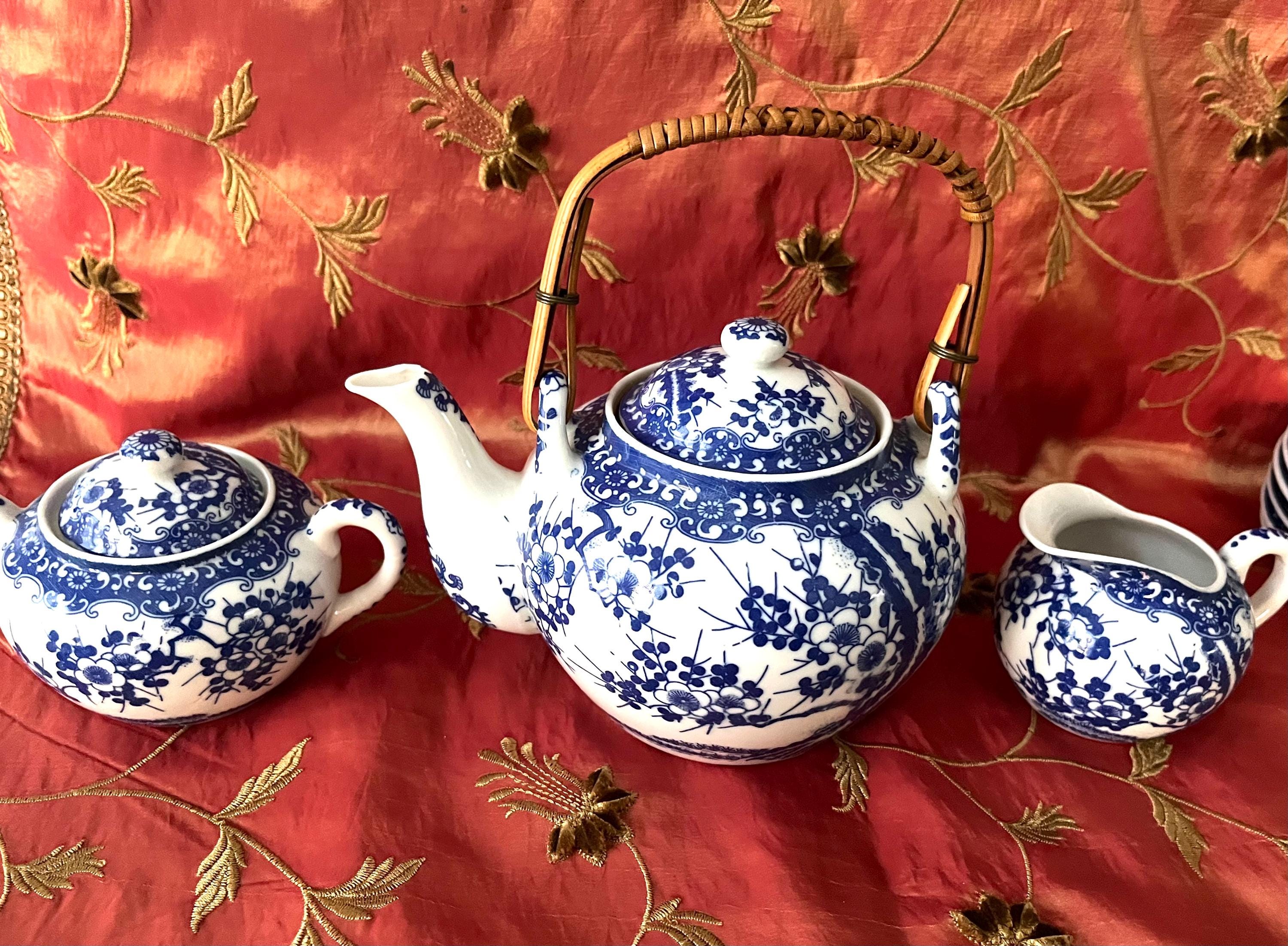 Antique Japanese SAKURA Tea Set - Etsy