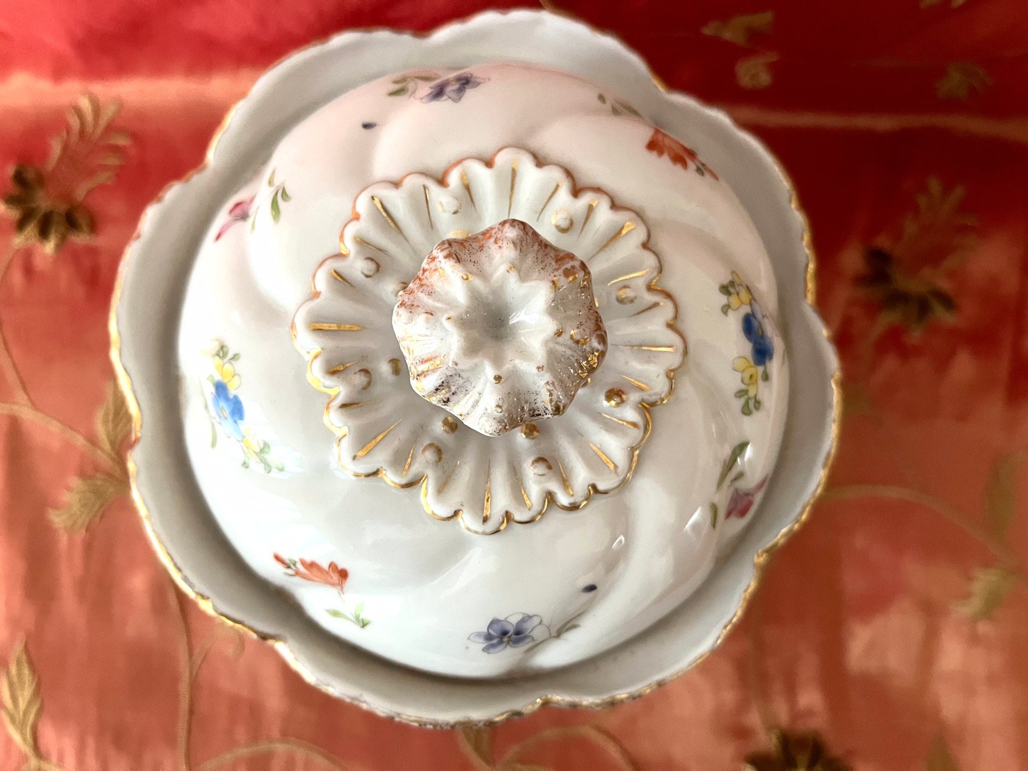 Antique Japanese Porcelain Jar With Lid - Etsy