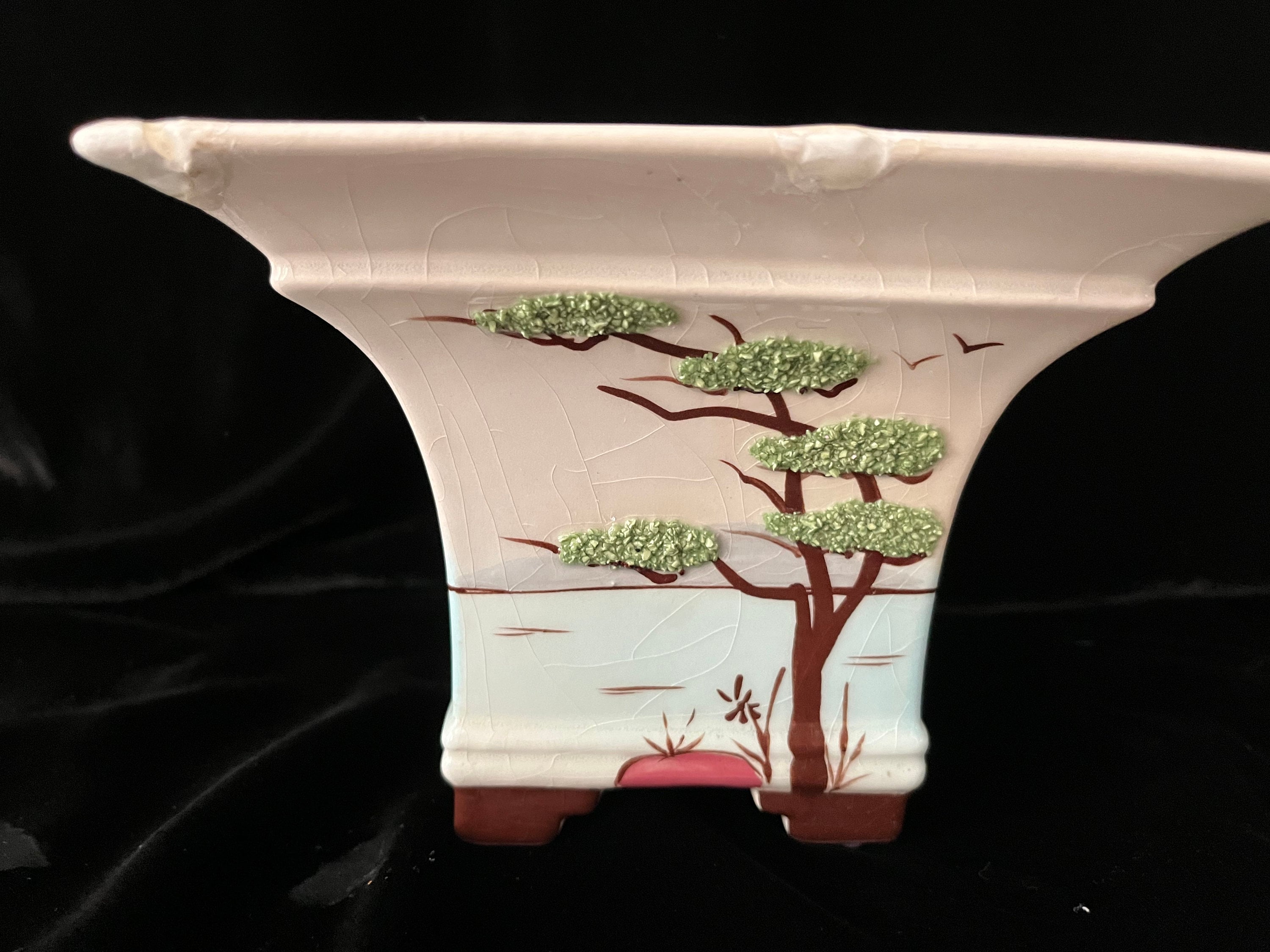 Beautiful Vintage WEIL WARE Ming Tree green Plant Pot - Etsy