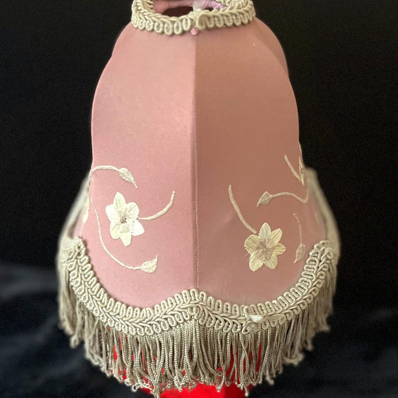 Embroidered Lamp Shade - Etsy