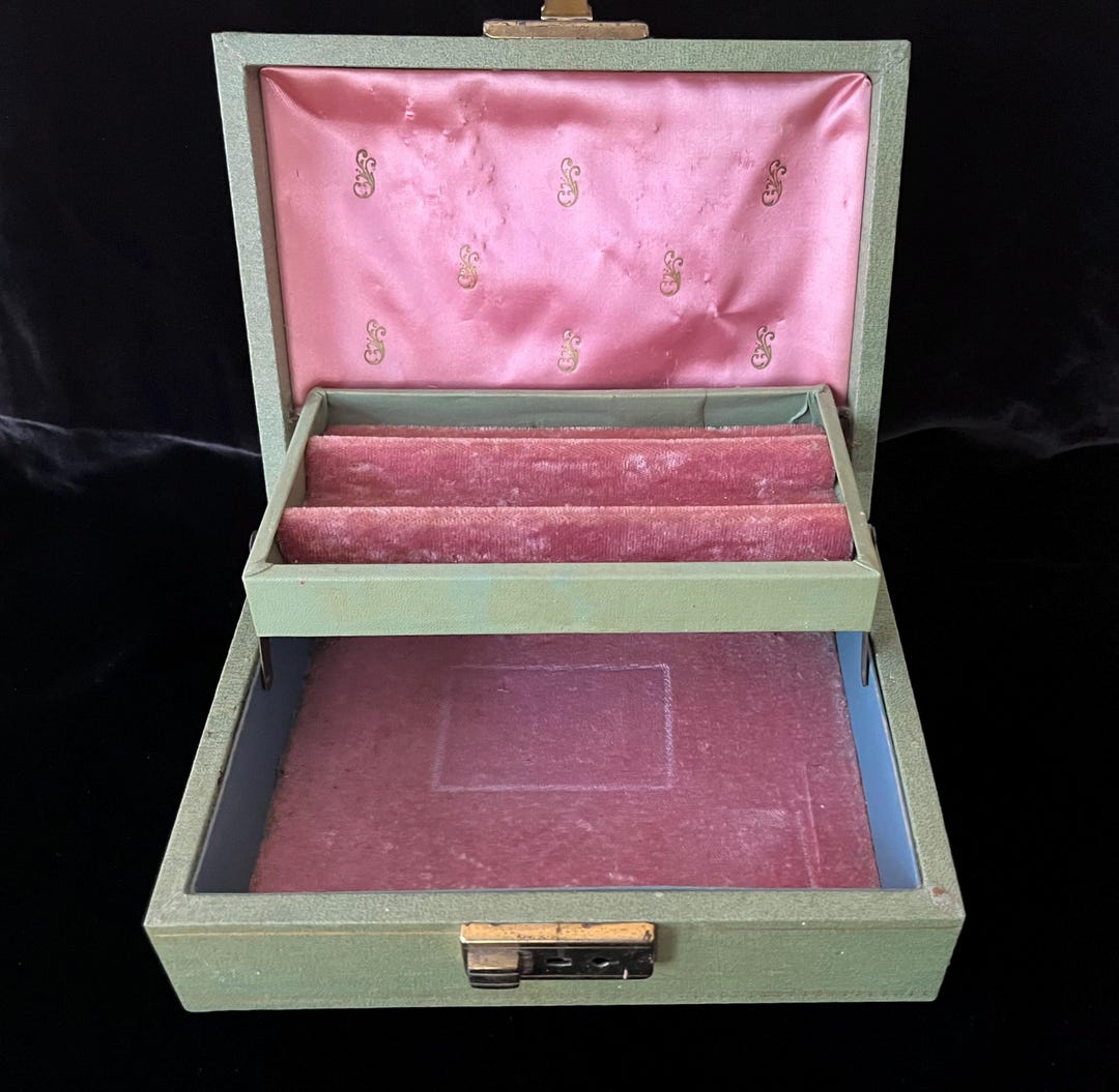 Antique Jewelry Box - Etsy