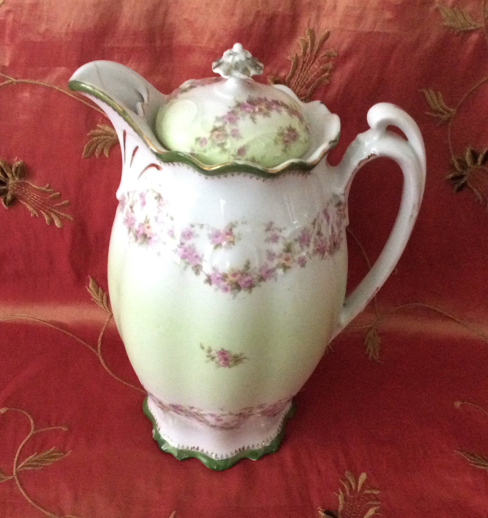 Beautiful antique MZ Austria teapot imperfect - Etsy.de