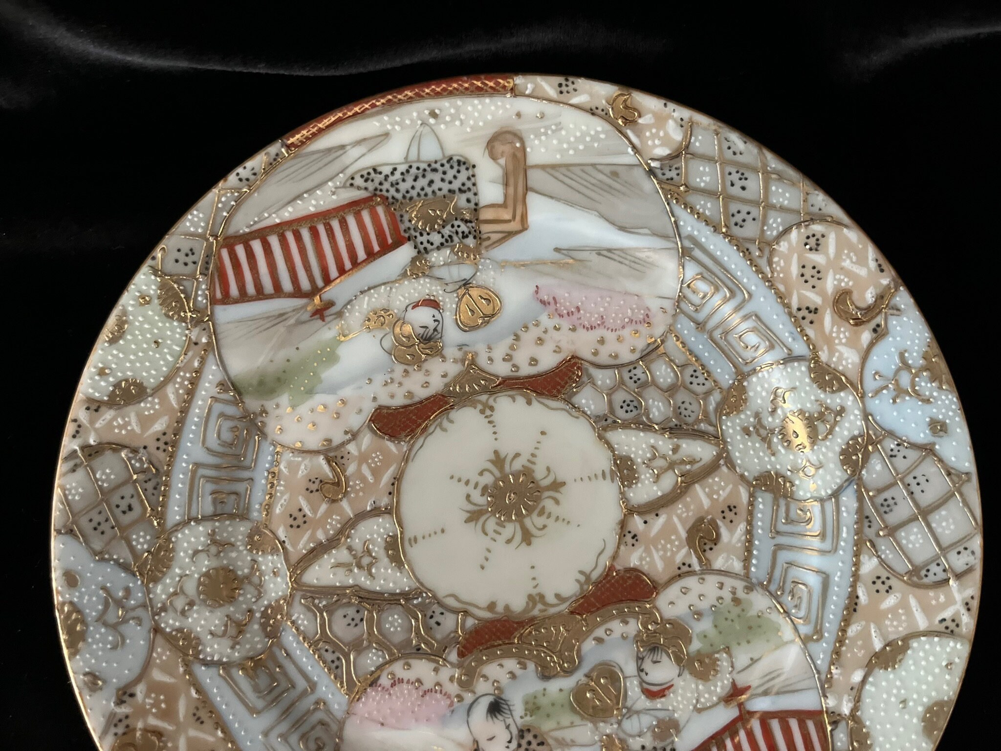 Rare! an Antique Kutani Meiji Era Plate - Etsy