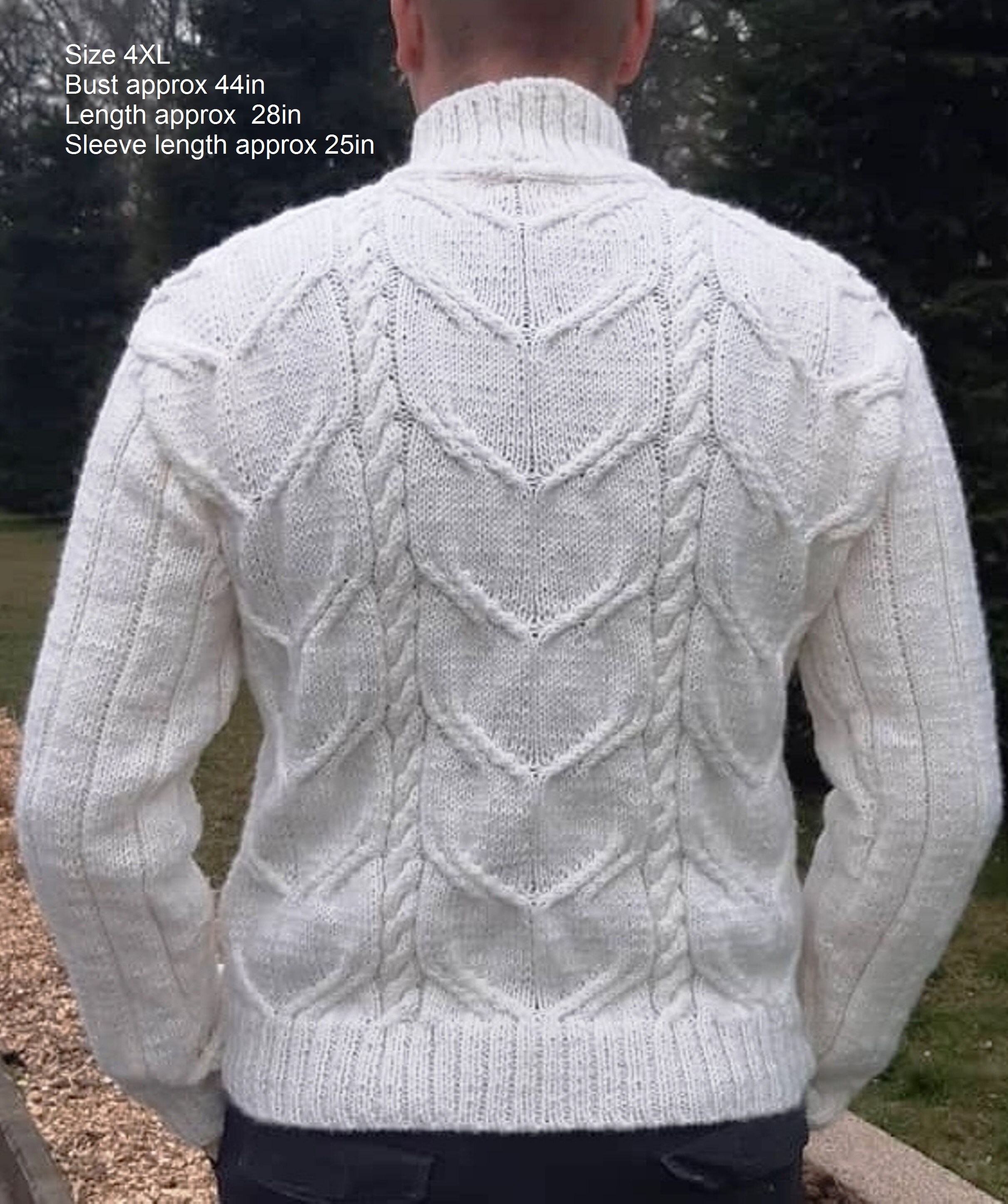 Knitting Pattern Men Sweater Turtleneck pdf Pattern Men Aran | Etsy