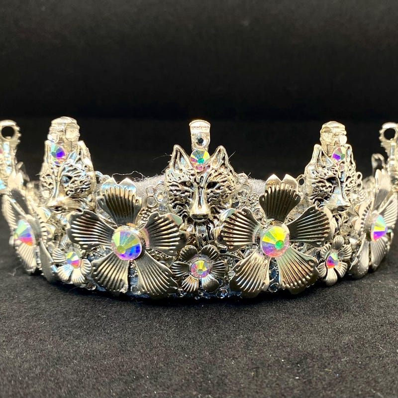 Wolf Crown - Etsy
