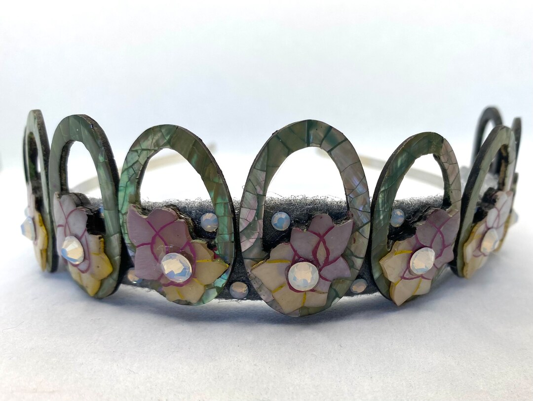 Corona de sirena perla sirenita cosplay corona de ninfa - Etsy España