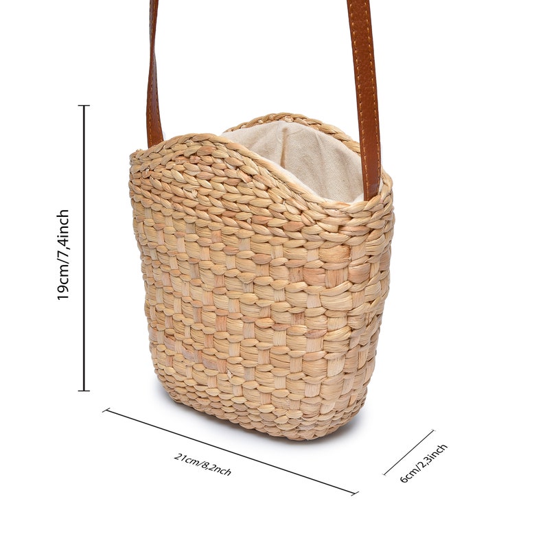 MINI STRAW BAGS, Handwoven Straw Bags, Water Hyacinth Bags, Straw ...