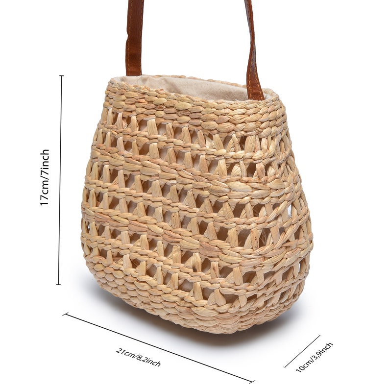 MINI STRAW BAGS, Handwoven Straw Bags, Water Hyacinth Bags, Straw ...