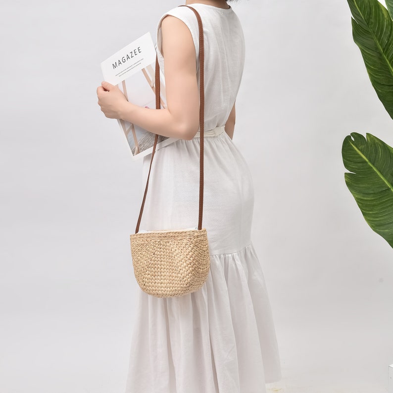 MINI STRAW BAGS, Handwoven Straw Bags, Water Hyacinth Bags, Straw ...