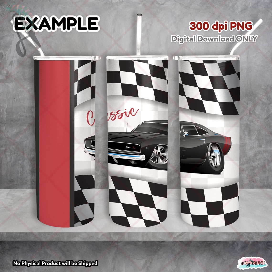 Classic Car Wrap Muscle Car PNG 300 Dpi Can Be - Etsy