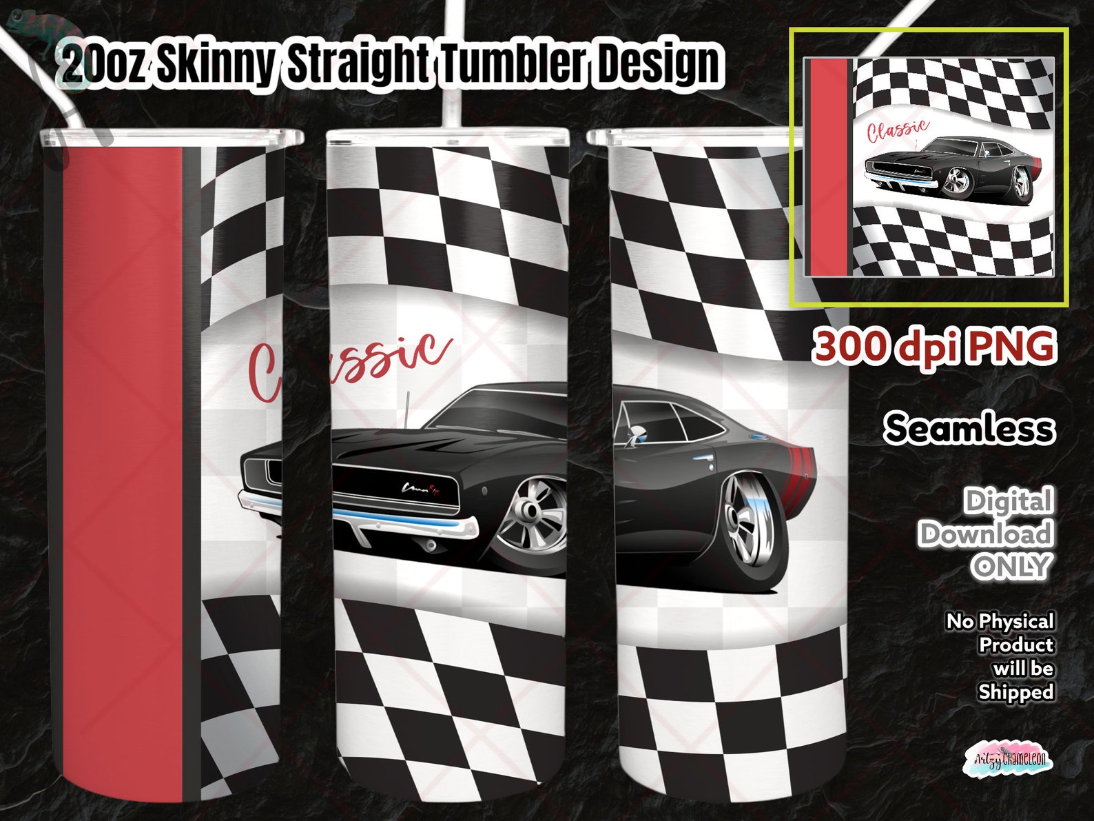Classic Car Wrap Muscle Car PNG 300 Dpi Can Be - Etsy