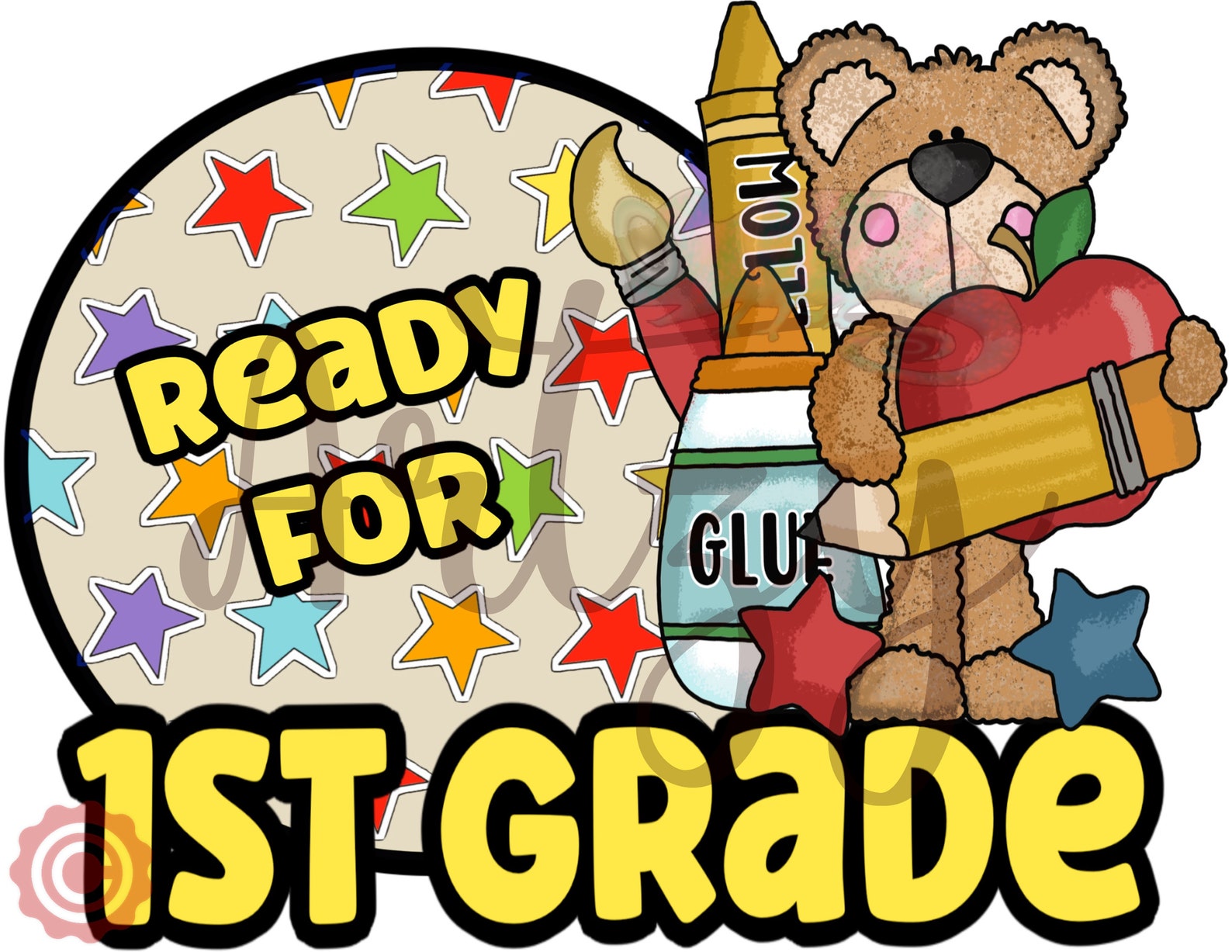 Ready for 1st Grade PNG 300 Dpi School Starting Sublimation - Etsy