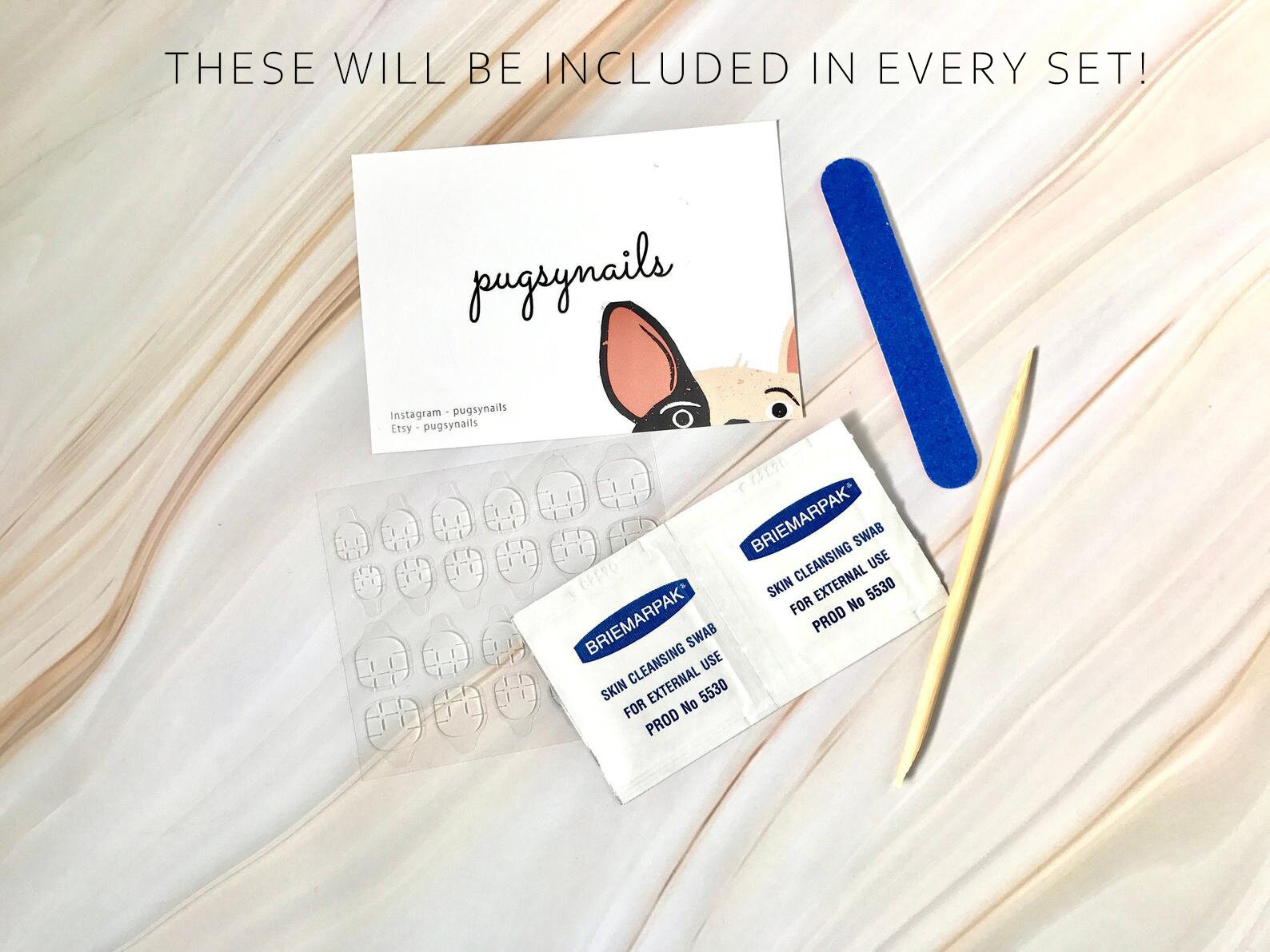 Soft Pink Press on Nails Brick Red Nails Glue on Nails - Etsy