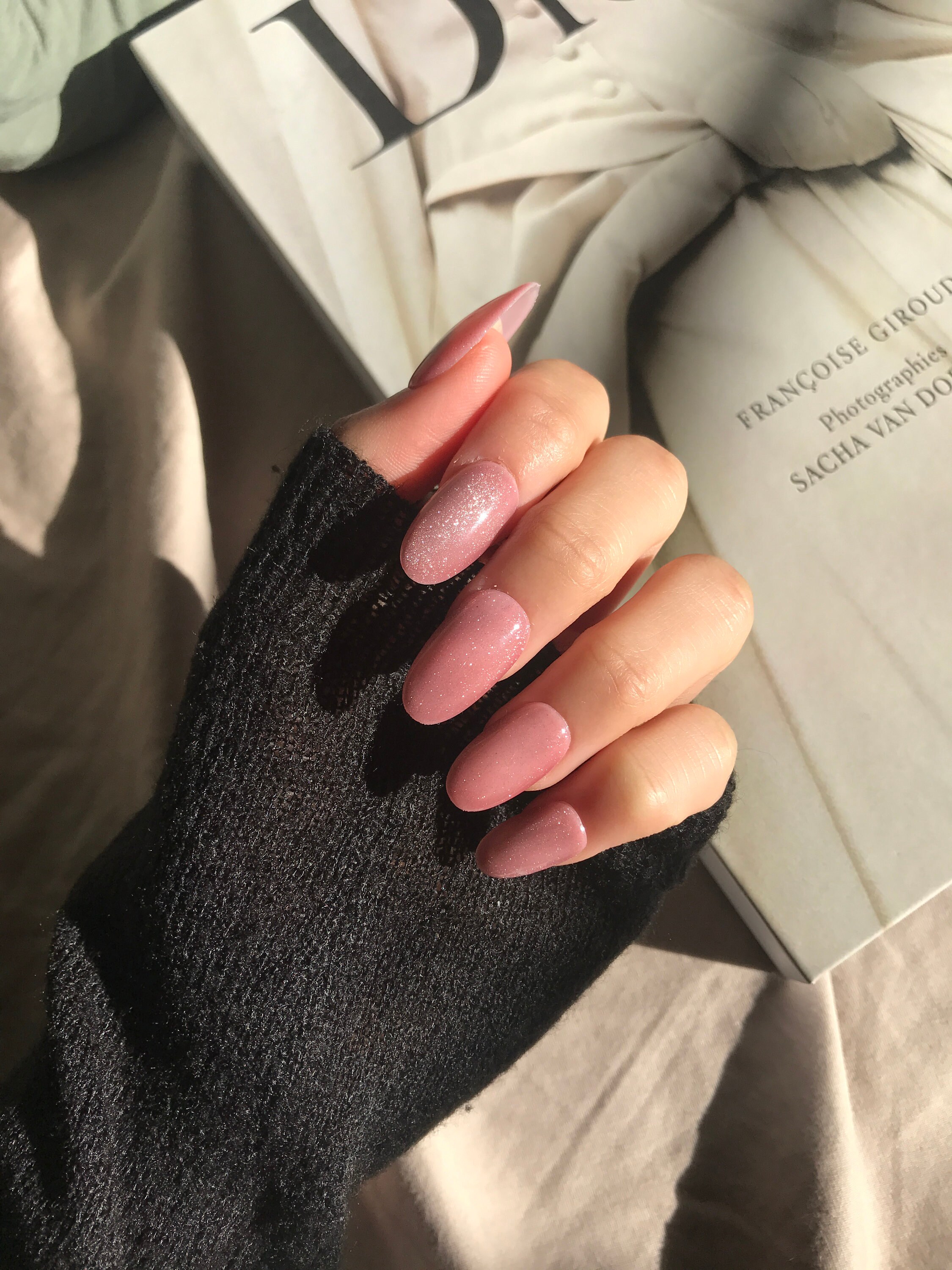 Baby Pink Acrylic Nails Tumblr