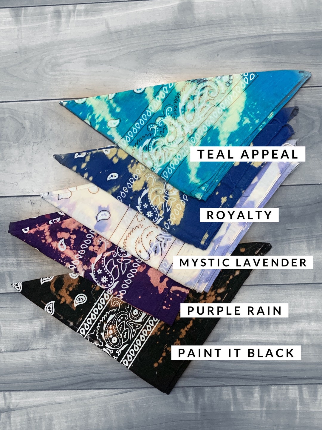 Vintage Inspired Bandana | Festival Bandana | Acid Wash Bandana ...