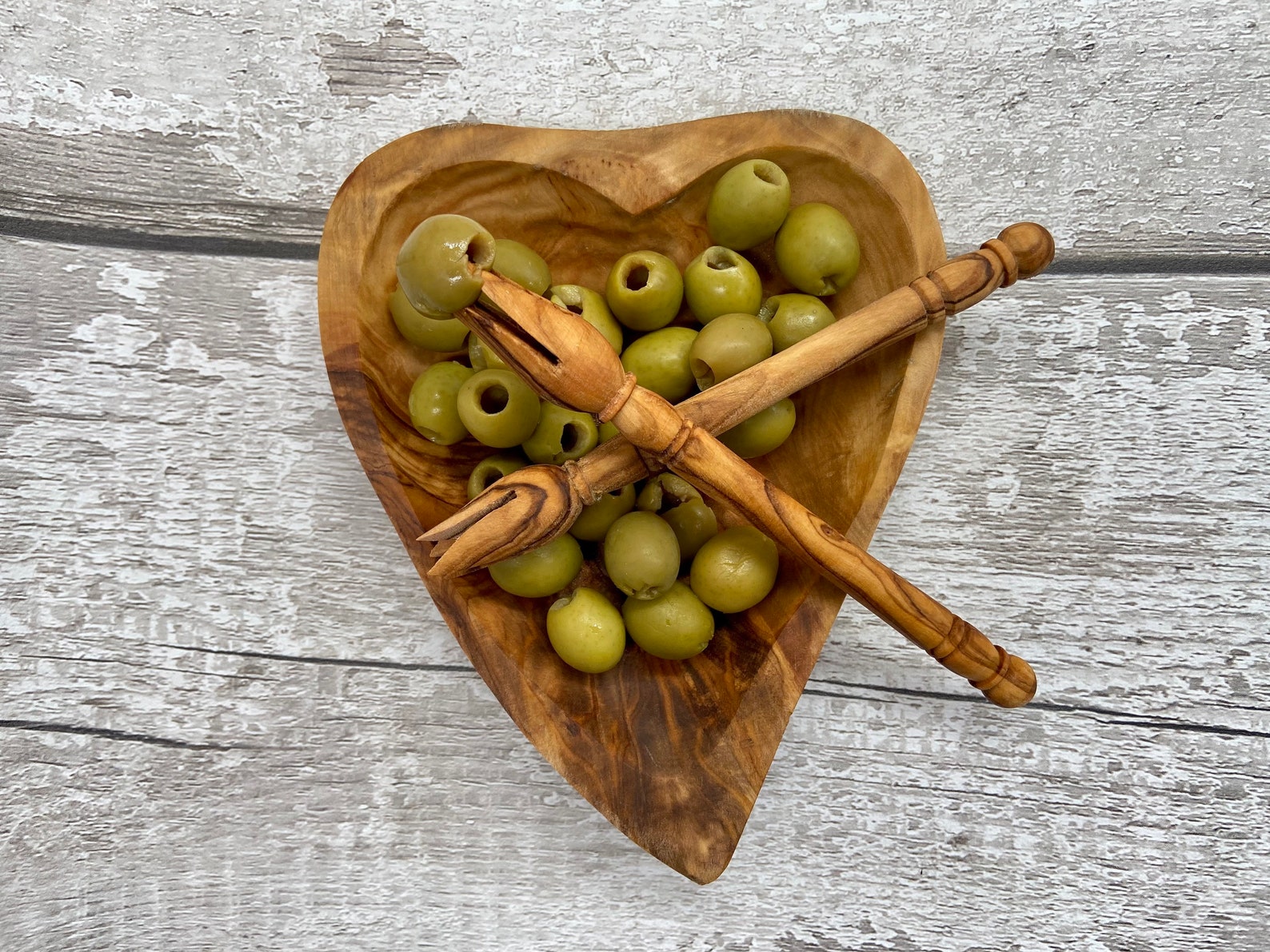 2 Pcs-wooden Olive Picks Forks Set pickles Olives Picking - Etsy UK