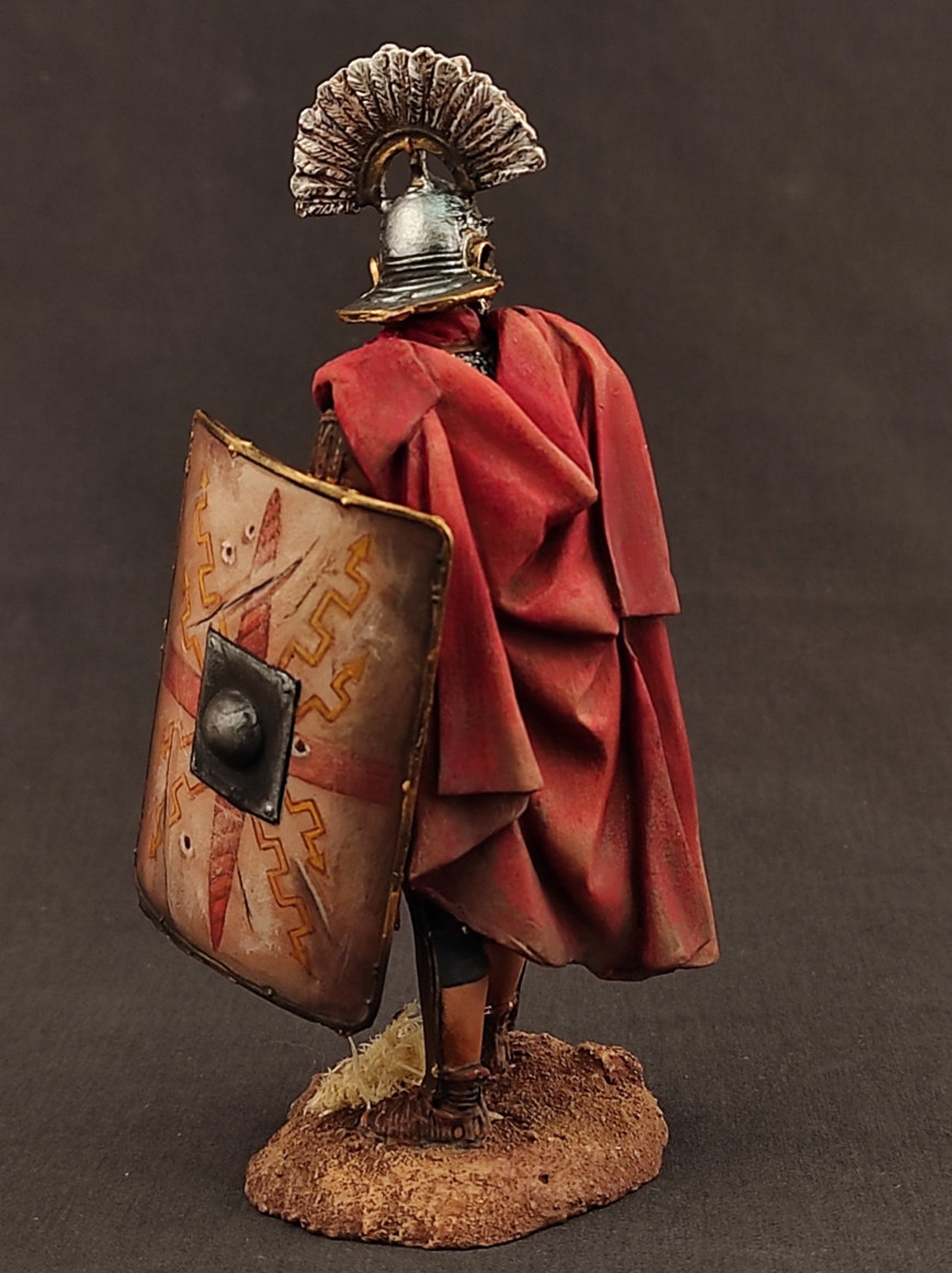 TIN TOY SOLDIERS. 90mm.Roman centurion. Painted | Etsy