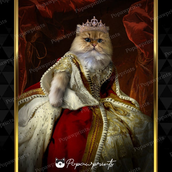 Queen Cat - Etsy