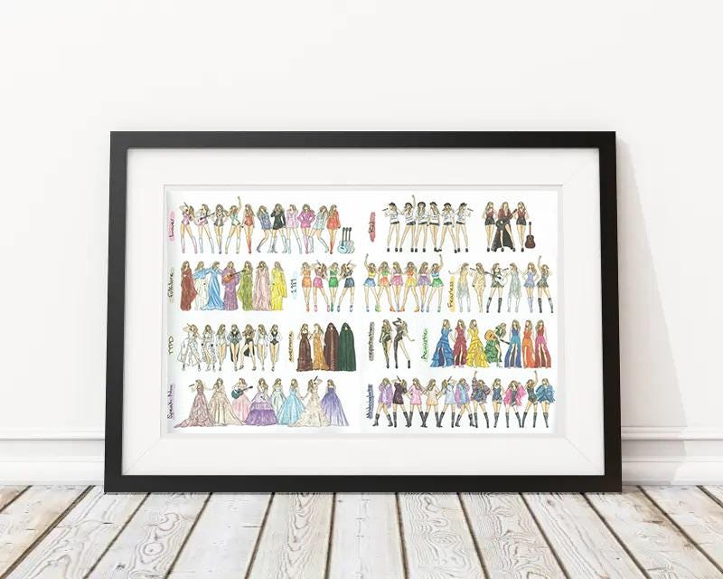 Eras Tour Outfit Digital File for Printing - Etsy UK