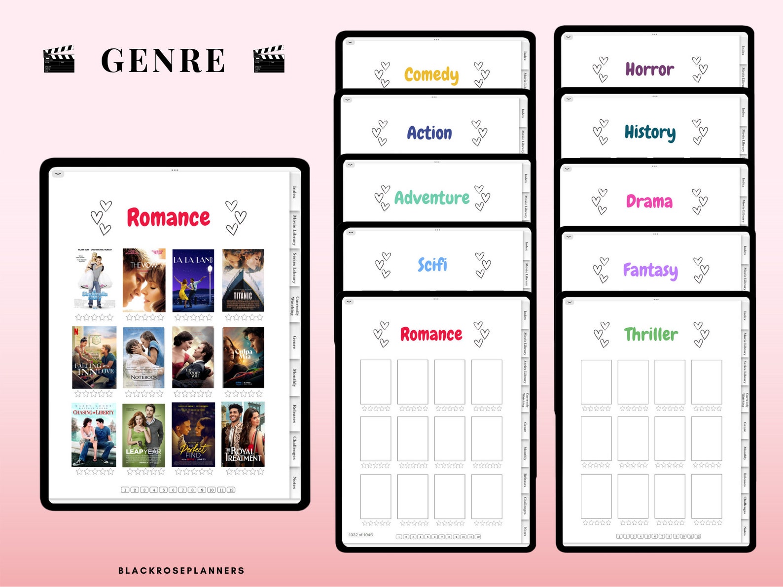 Digital Movie Journal, Movie Tracker, Digital Tv Series Journal, Tv ...